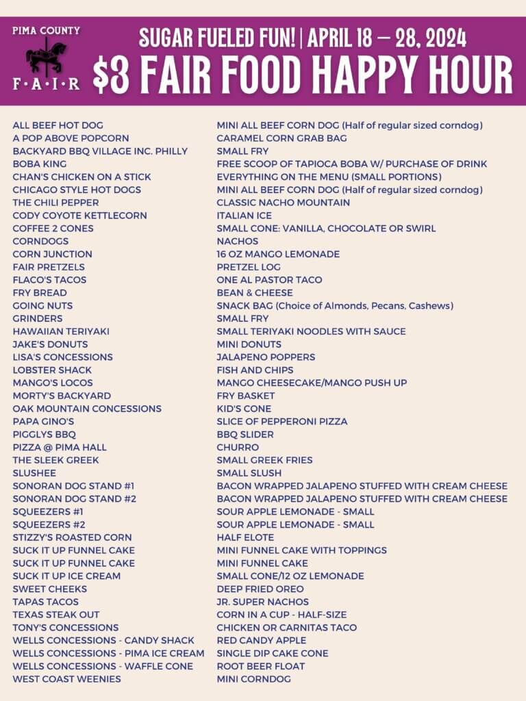 Discounts & Promotions - Pima County Fair