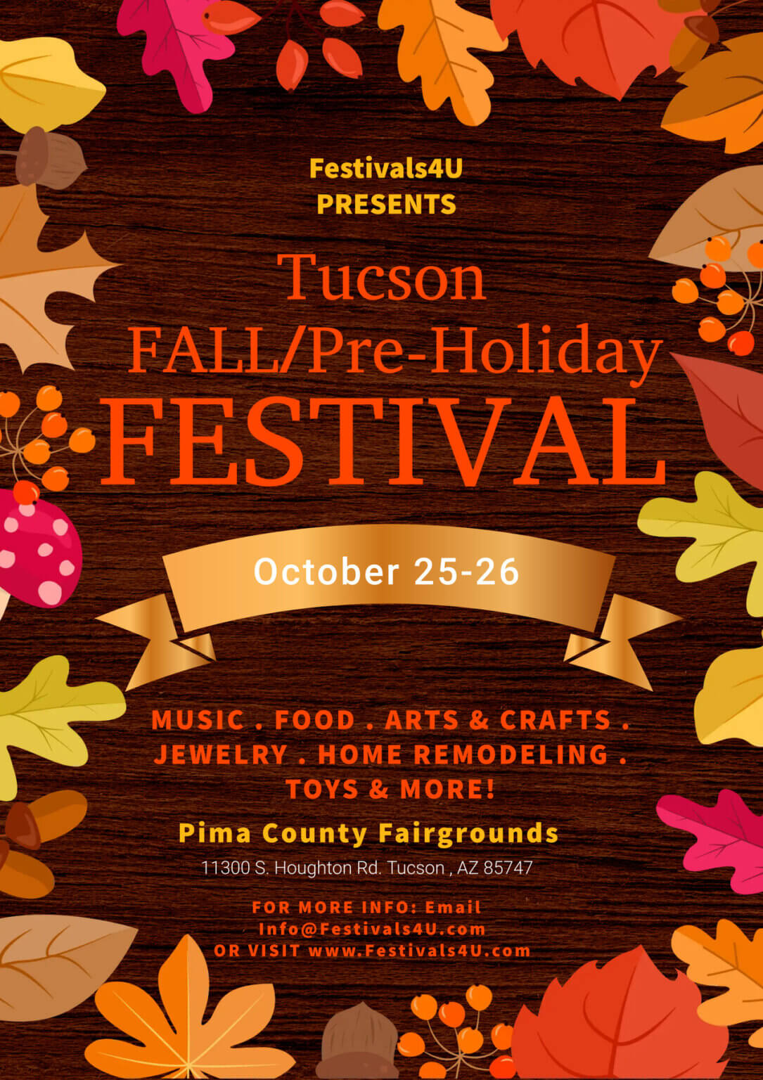 Tucson Fall Pre-Holiday Festival - Pima County Fair