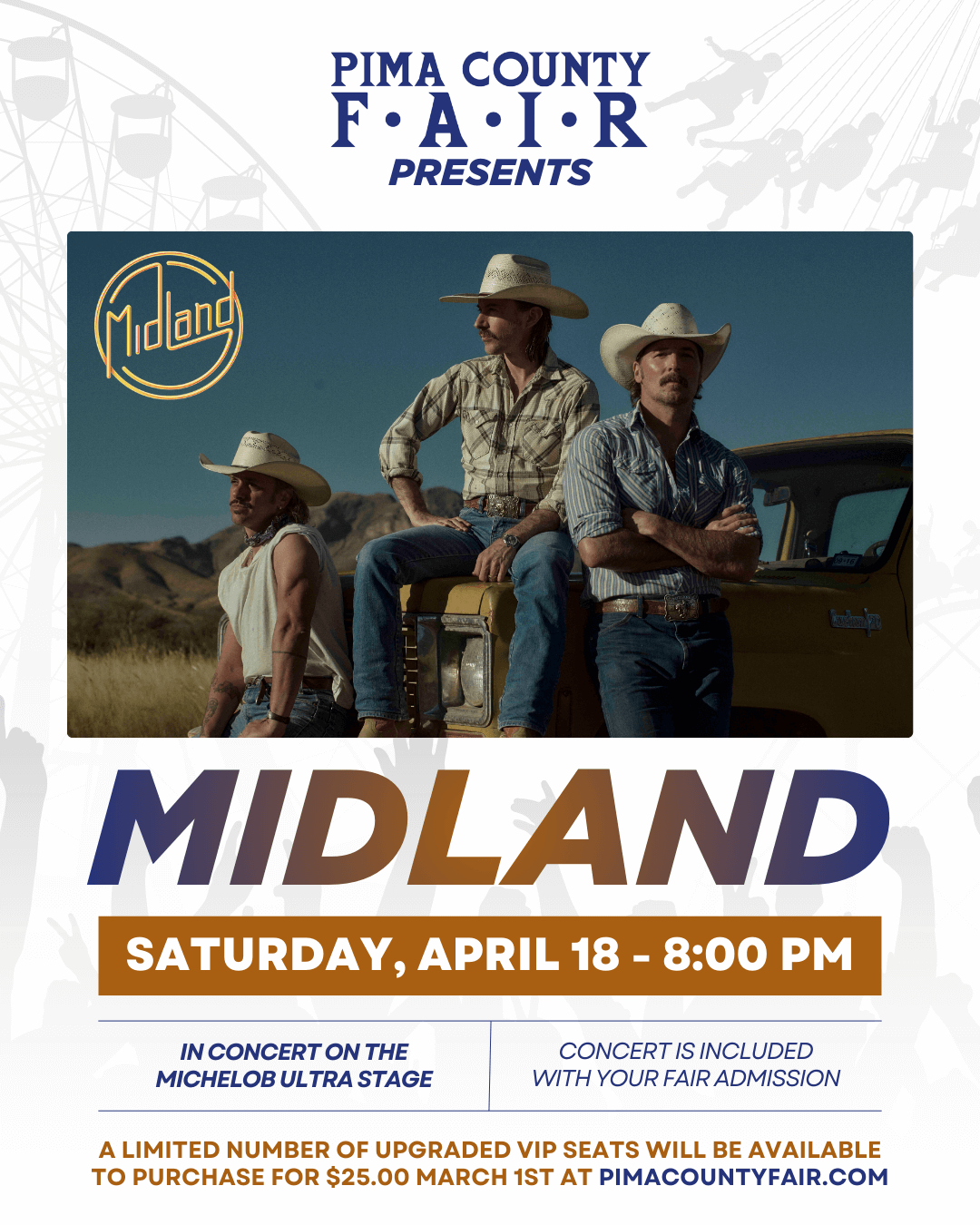 Concerts and Upgraded Seating - Pima County Fair